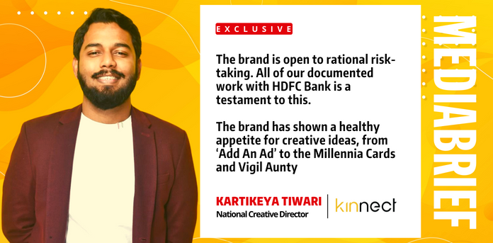 Exclusive | Kinnect's Kartikeya Tiwari on 'Vigil Aunty,' a never-done-before idea for HDFC Bank ...