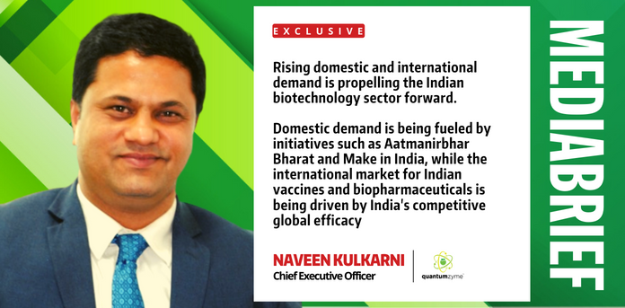 Exclusive | Naveen Kulkarni, Quantumzyme: India's bioeconomy will reach USD 150 billion by 2025 ...